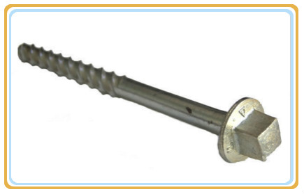 Tirafondo rielero_Herrajes para ferrocarril, Clavo rielero, Clip de ferrocarril, Herrajes, Clavo ...