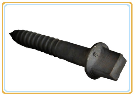 Tirafondo rielero_Herrajes para ferrocarril, Clavo rielero, Clip de ferrocarril, Herrajes, Clavo ...